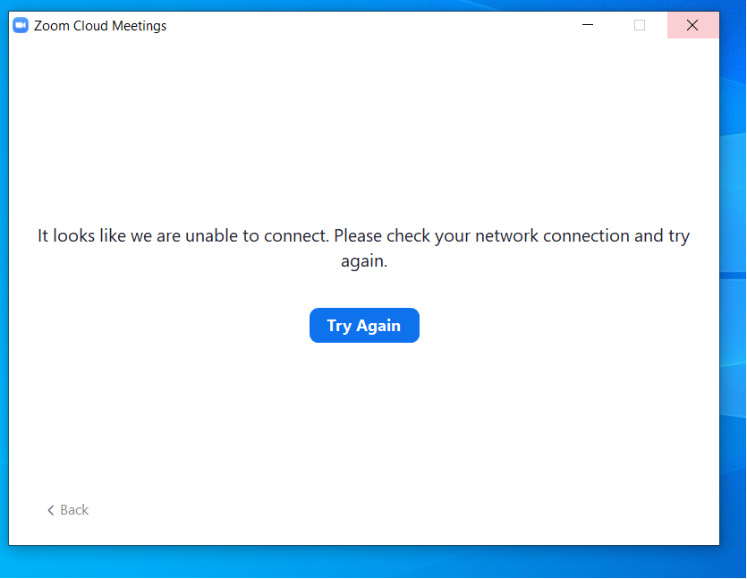 Zoom Unable to Connect – Atlantic Packaging
